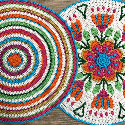 Ravelry: Olé Flower Pillow pattern by Yvonne van Zijl