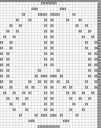 Ravelry: Peace Sign Chart pattern by Eileen Casey