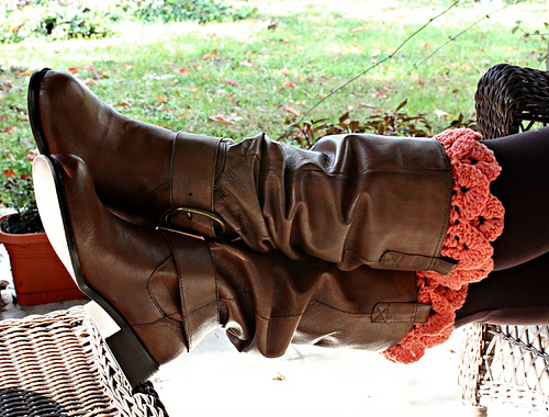 Ravelry: Crocodile Stitch Boot Toppers pattern by Bonita Patterns