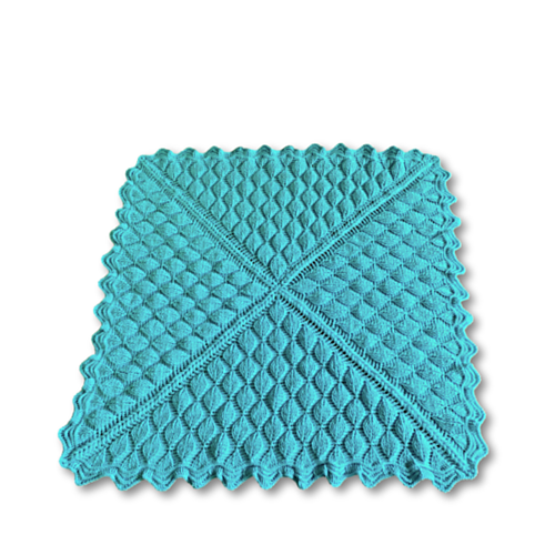 Ravelry: Embossed Foliage Reversible Blanket pattern by Bonita Patterns