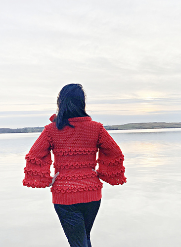 Ravelry: Crocodile Stitch Sweater pattern by Bonita Patterns