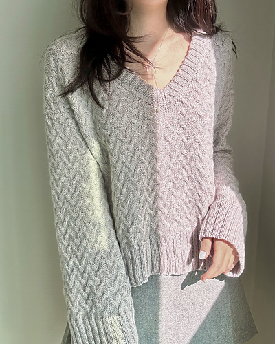 Ravelry: Herringbone Classic Sweater pattern by Hyeonji Jin