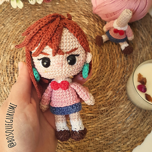 Ravelry: Momo Ayase amigurumi (Dandadan) pattern by Paola F. Sousa