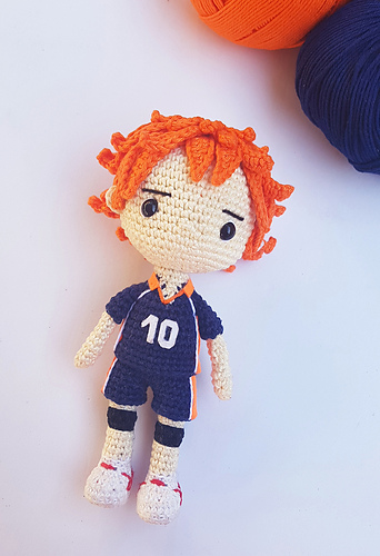 Ravelry: Shoyo Hinata (Haikyuu) pattern by Paola F. Sousa