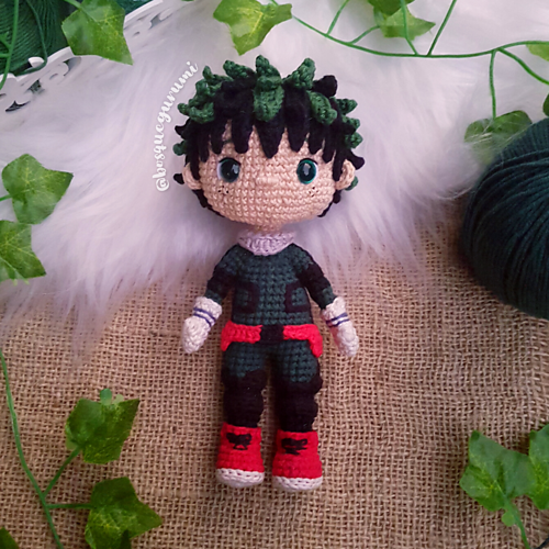Ravelry: Izuku Midoriya / Deku (My Hero Academia) pattern by Paola F. Sousa