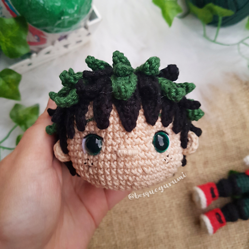 Ravelry: Izuku Midoriya / Deku (My Hero Academia) pattern by Paola F. Sousa