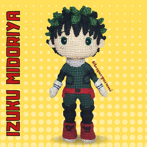 Ravelry: Izuku Midoriya / Deku (My Hero Academia) pattern by Paola F. Sousa