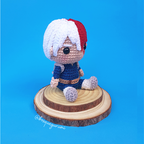 Ravelry: Shoto Todoroki (My Hero Academia) pattern by Paola F. Sousa