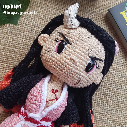 Ravelry: Nezuko Kamado oni (Demon Slayer) pattern by Paola F. Sousa