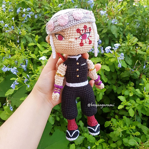 Ravelry: Tengen Uzui Demon Slayer amigurumi pattern by Paola F. Sousa