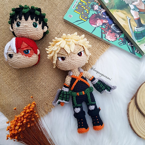 Ravelry: Katsuki Bakugo pattern by Paola Fajonni
