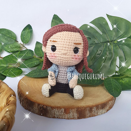 Ravelry: Ellie amigurumi (The Last of Us 2) pattern by Paola F. Sousa