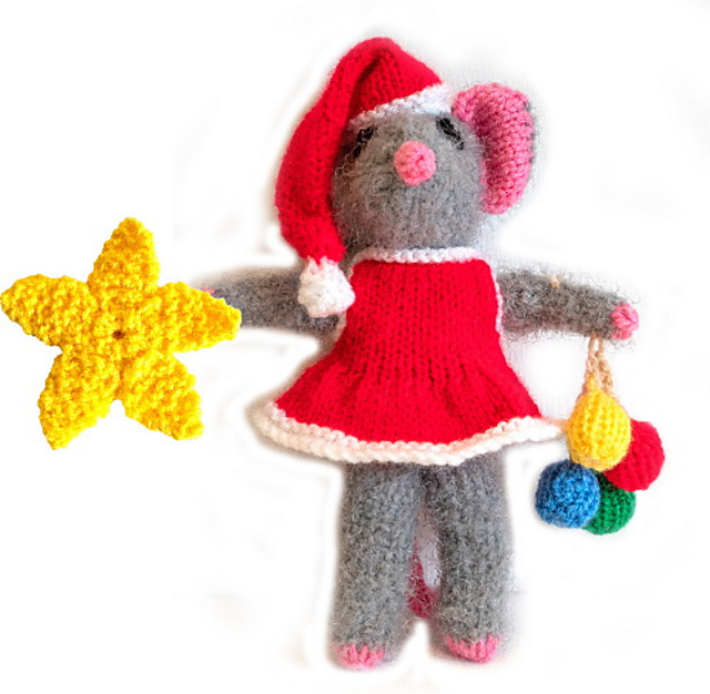 Ravelry: Christmas mouse pattern by Linda Moorhouse