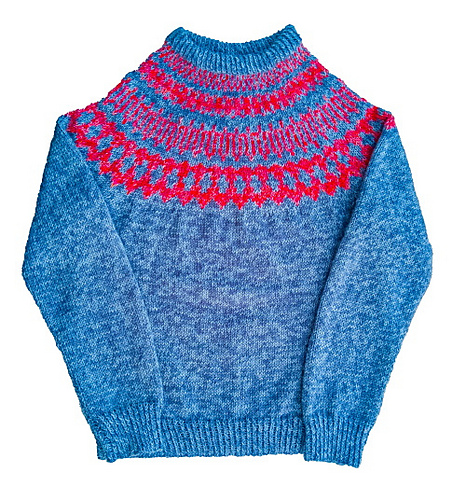 Ravelry: Yoke sweater & hat pattern by Linda Moorhouse