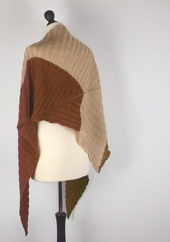 Ravelry: 2x2 Ribbed shawl pattern by Brian smith