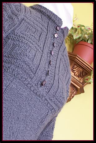 Ravelry: Gray Henley Top pattern by Renee Ferguson