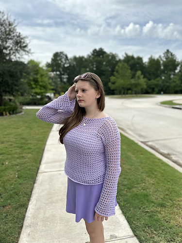 Ravelry: Alina Mesh Top pattern by Arina Purcella