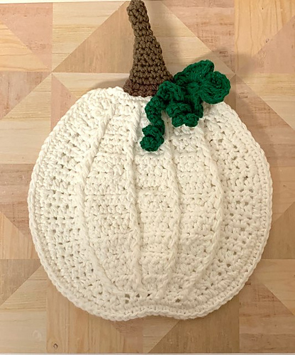 Ravelry: Plump Pumpkin Potholder pattern by Brittany Ford