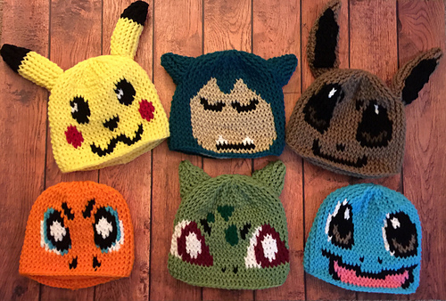 Ravelry: Poke-Character Bundle #1 pattern by Sarah Boham