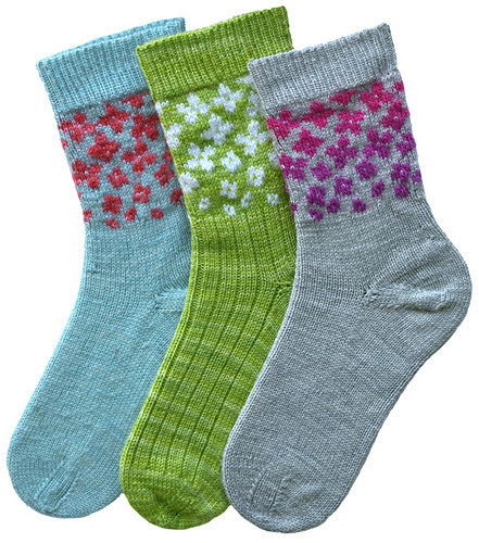 Ravelry: Spring Blossom Socks pattern by Susanne Vetterkind
