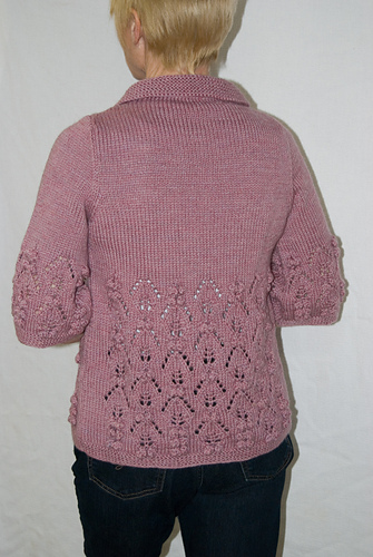 Ravelry: Diamonds & Bobbles Jacket pattern by Melissa Leapman