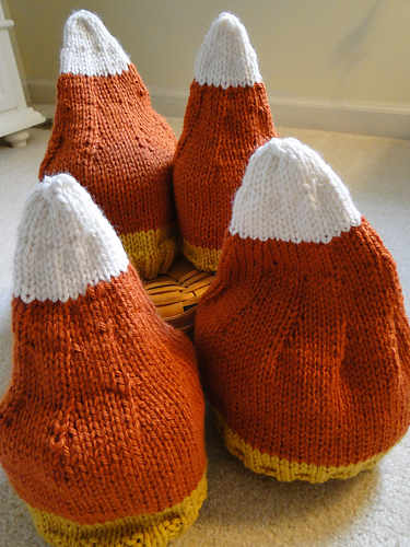 Ravelry: Falling Candy Corn Hat pattern by Brownie Knits