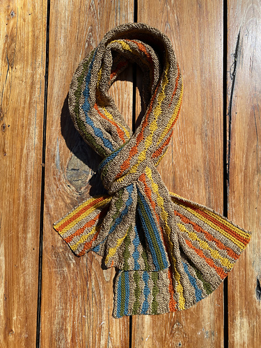 Ravelry: Art by the Lake: The Scream Wrap pattern by Cynthia Cushing