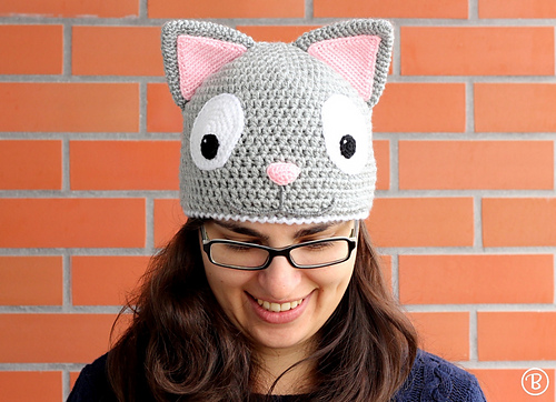 Ravelry: Kitty Crochet Hat pattern by Ana Rosa
