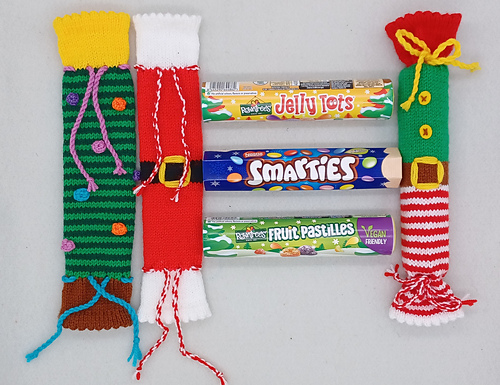 Ravelry: Christmas Cracker Gift Bags (Smartie Tube Sweets) pattern by ...
