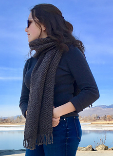Ravelry: BumpyBear's Herringbone Scarf/Shawl