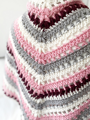 Ravelry: Cherry Blossom Shawl pattern by Burgundy and Blush