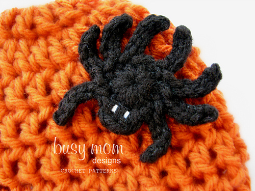 Ravelry: Simple Spider Appliqué pattern by Busy Mom Designs