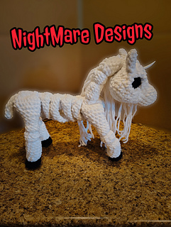 Ravelry: NM Skeleton Unicorn pattern by Elizabeth Butler