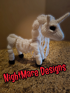 Ravelry: NM Skeleton Unicorn pattern by Elizabeth Butler