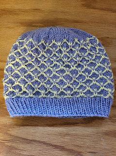Ravelry: Adult Trellis Hat #2 pattern by Barb Weatherford