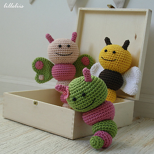 Ravelry: Bug rattles pattern by Mari-Liis Lille