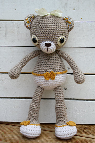 Ravelry: Doris the old-fashioned teddy bear pattern by Mari-Liis Lille