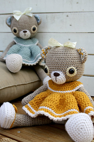 Ravelry: Doris the old-fashioned teddy bear pattern by Mari-Liis Lille