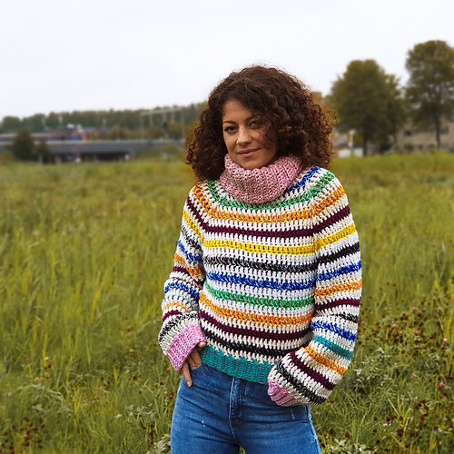 Ravelry: Color Bomb Sweater pattern by By Katerina