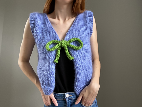 Ravelry: Tie Front Vest pattern by By Lambert