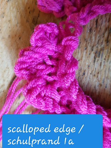 Ravelry: scalloped edge cast on / schulprand pattern by Knitting by Mique