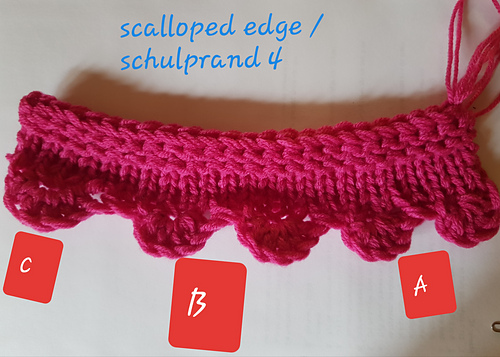 Ravelry: scalloped edge cast on / schulprand pattern by Knitting by Mique