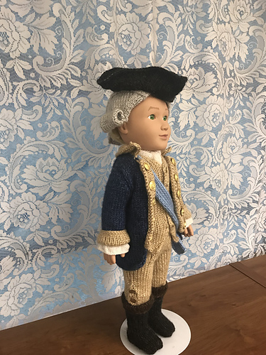 Ravelry: George Washington pattern by By Tale Or History Knitting Designs