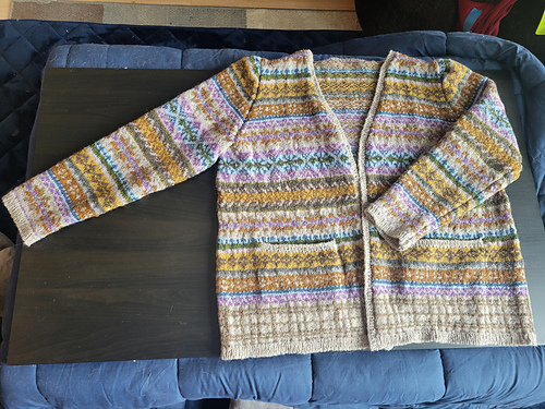 Finished my first all-over colorwork sweater just in time to wear it on ...