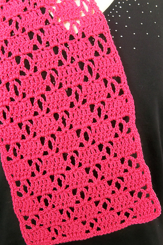 Ravelry: Cast Off Chemo Scarf (Crochet) pattern by Susan Lowman