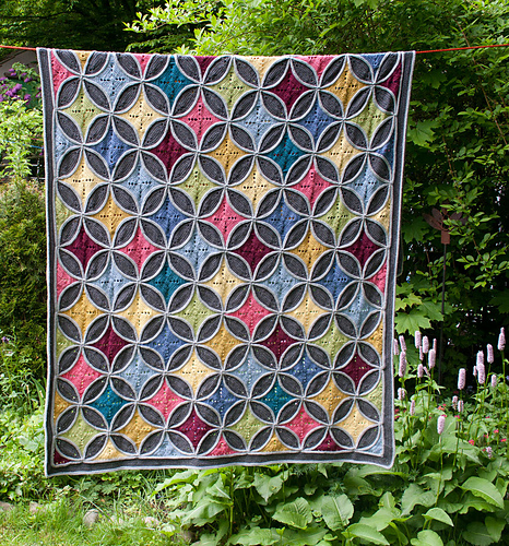 Ravelry: Cathedral Window Blanket pattern by CAROcreated design