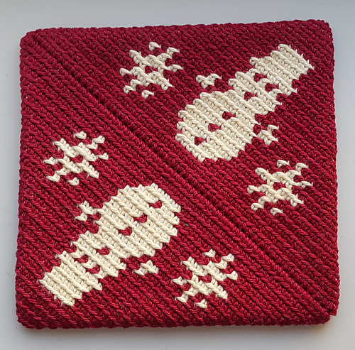 Ravelry: Snowmen coaster pattern by Mihaela Rada