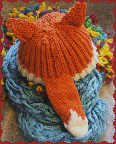 Ravelry: Fox Hat with Tail pattern by C.B. Pelton