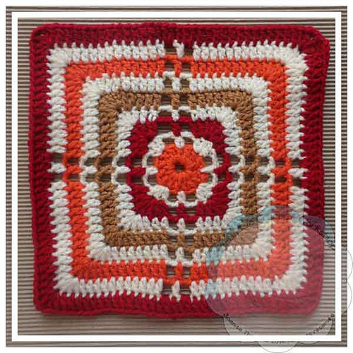 Ravelry: Granny Cross In A Square pattern by Joanita Theron