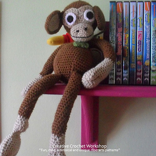 Ravelry: Floppy Monkey Doll pattern by Joanita Theron